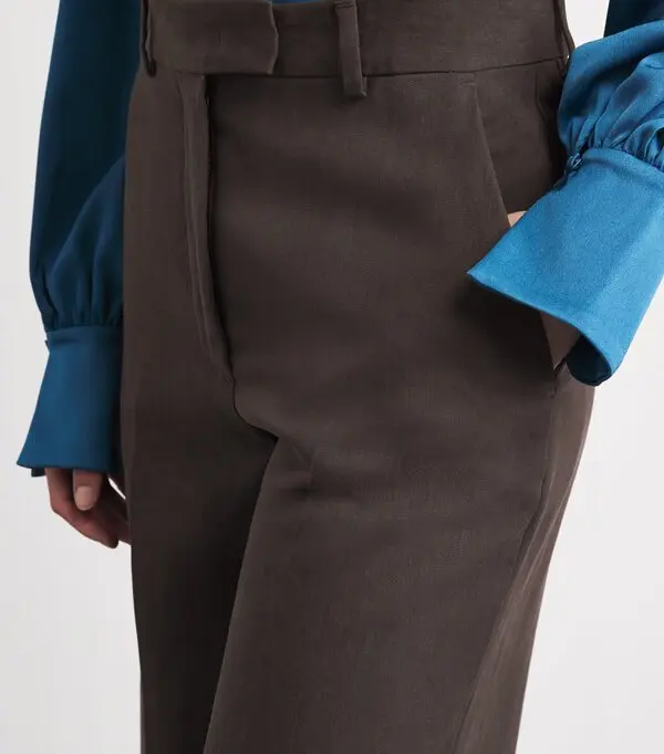 RETORI Linen Wide-leg Trousers