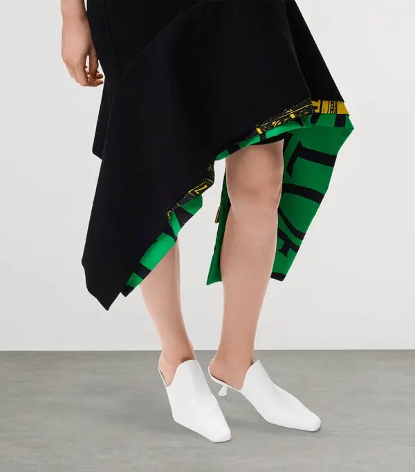 Loewe Lambskin Emily Heeled Mules