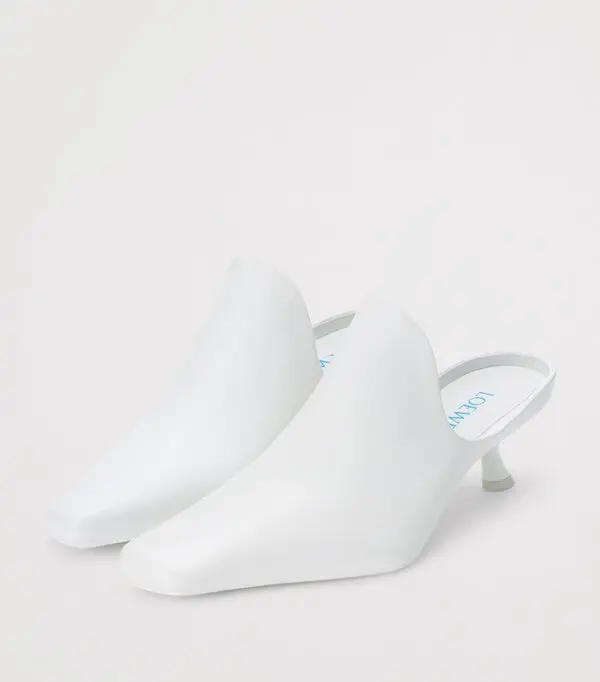 Loewe Lambskin Emily Heeled Mules