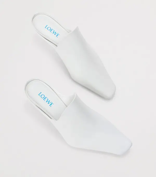 Loewe Lambskin Emily Heeled Mules