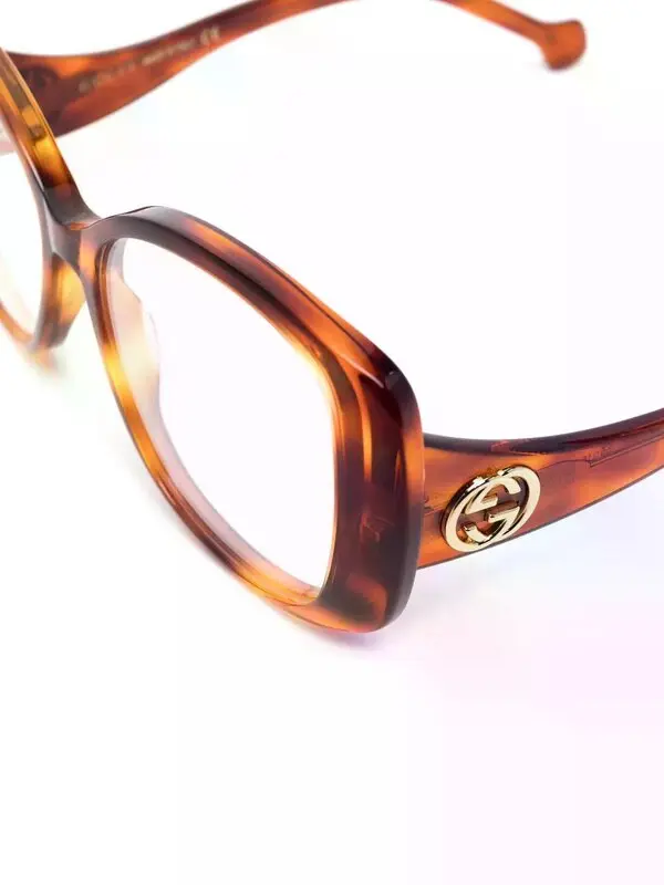 Gucci Square Frame Acetate Eyeglasses