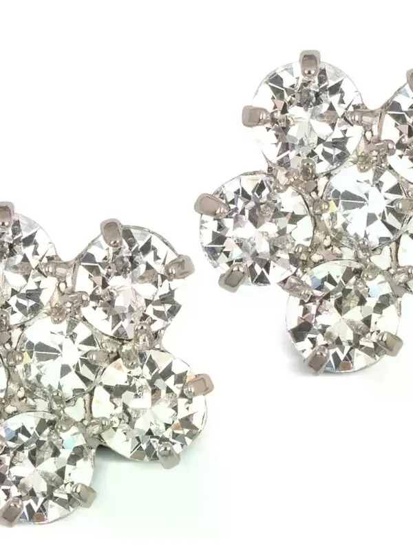JENNIFER BEHR Crystal Flower Stud Earrings