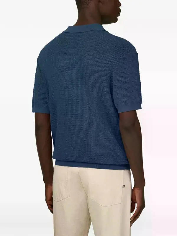 Boggi Milano Button-up Polo Shirt