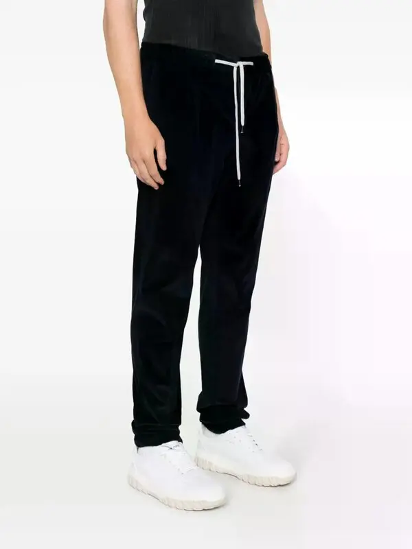 PT TORINO Drawstring Waist Straight-leg Corduroy Trousers