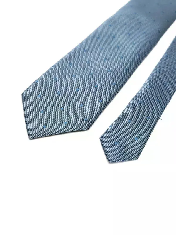 TOM FORD Dotted Pattern Neck Tie - Blue