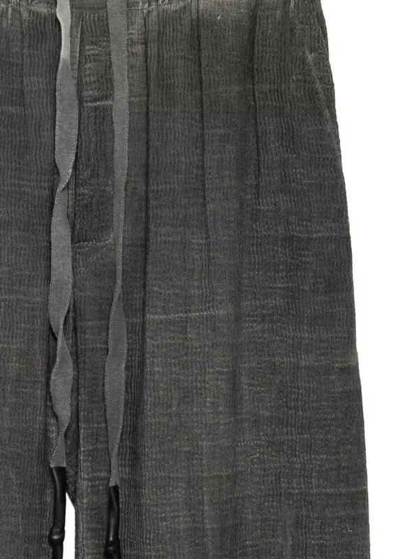 ISAAC SELLAM EXPERIENCE Cotton Textured Trousers