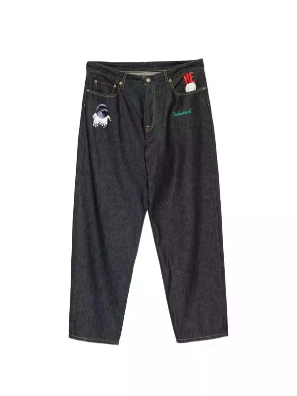 Undercover Embroidered Jeans - Blue