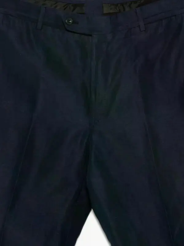 Hermès 2000s Buttoned Trousers - Blue