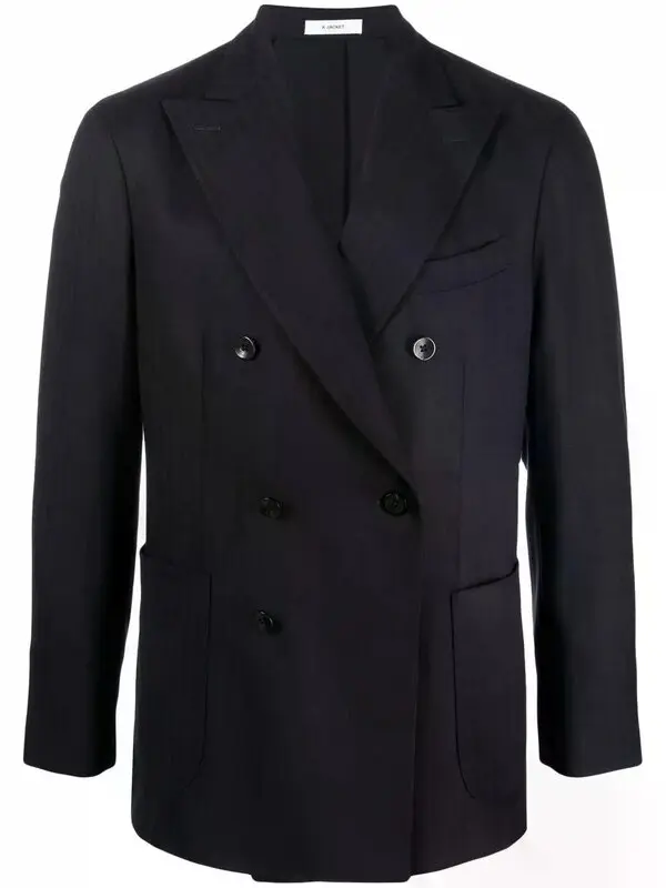 Boglioli Double-breasted Pinstripe Blazer
