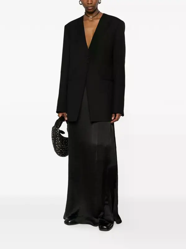 Isabel Benenato Maxi Skirt - Black