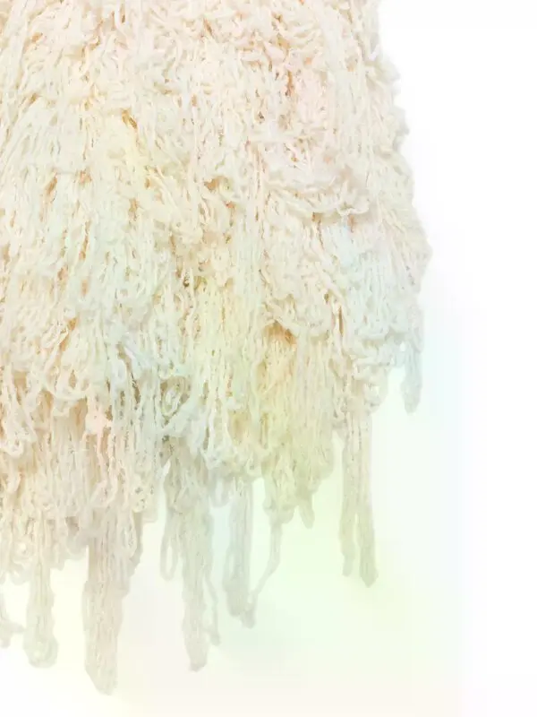 Isabel Benenato Fringed Gilet