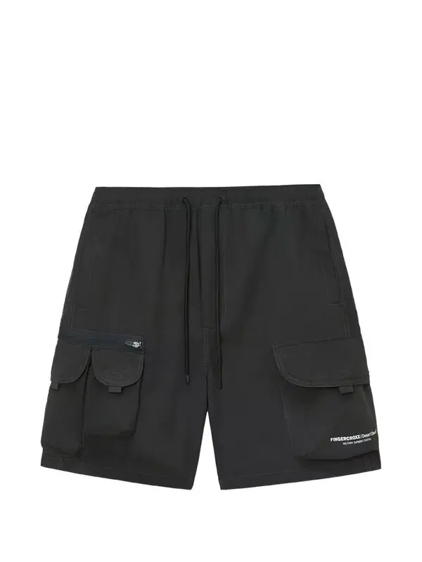 FINGERCROXX Cargo Pocket Shorts - Grey