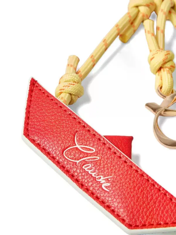 Claudie Pierlot Letters Leather Keyring