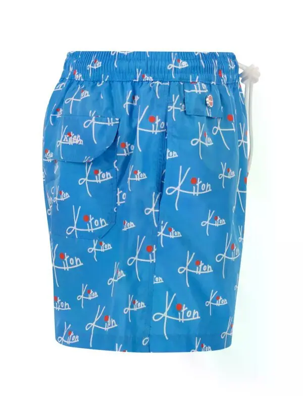 Kiton Patterned Swim Shorts