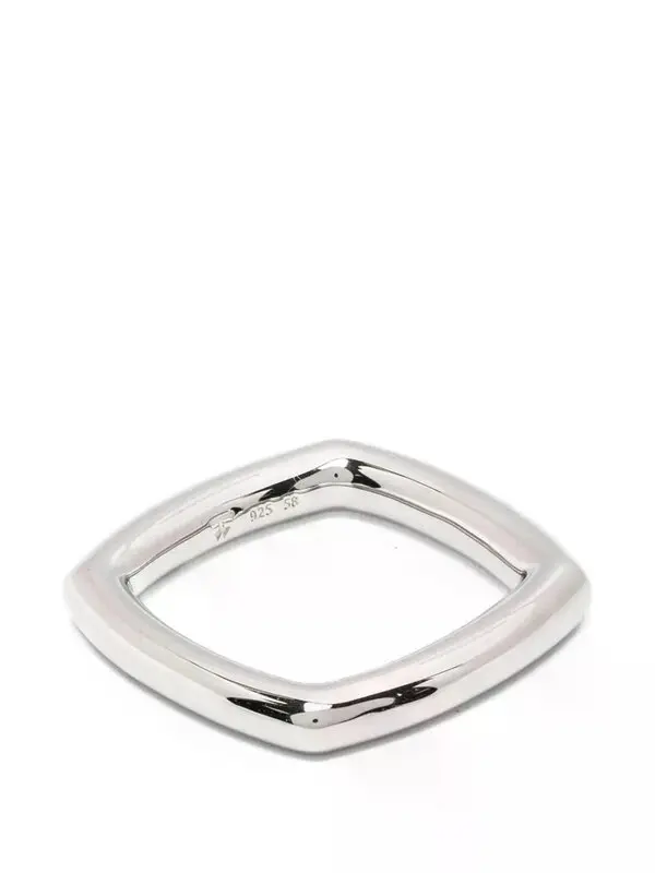 Tom Wood Tone Frame Ring - Silver