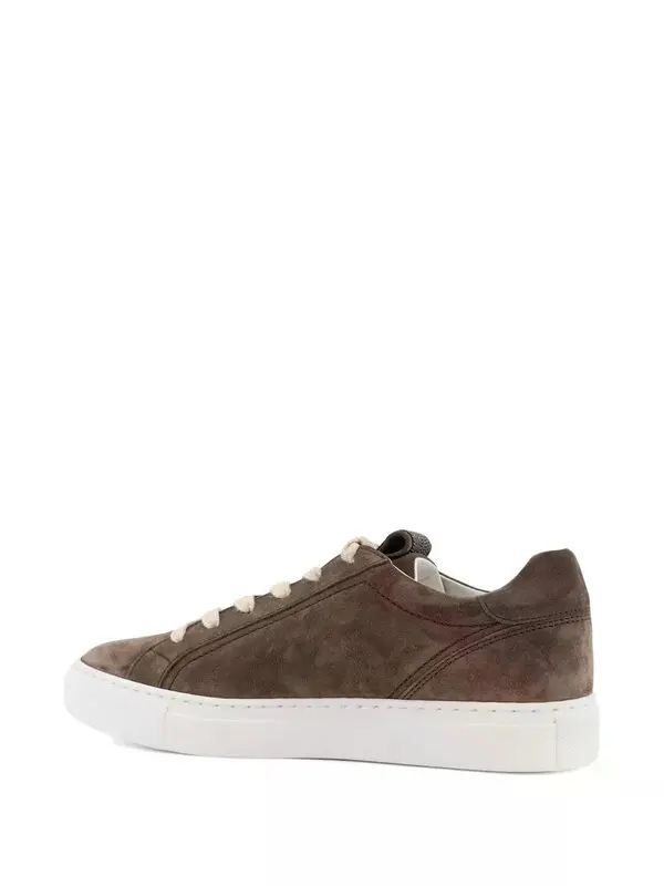 Brunello Cucinelli Suede Lace-up Sneakers