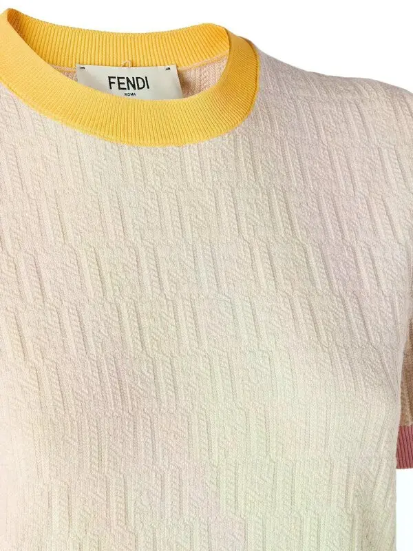 Fendi Textured Knit T-shirt