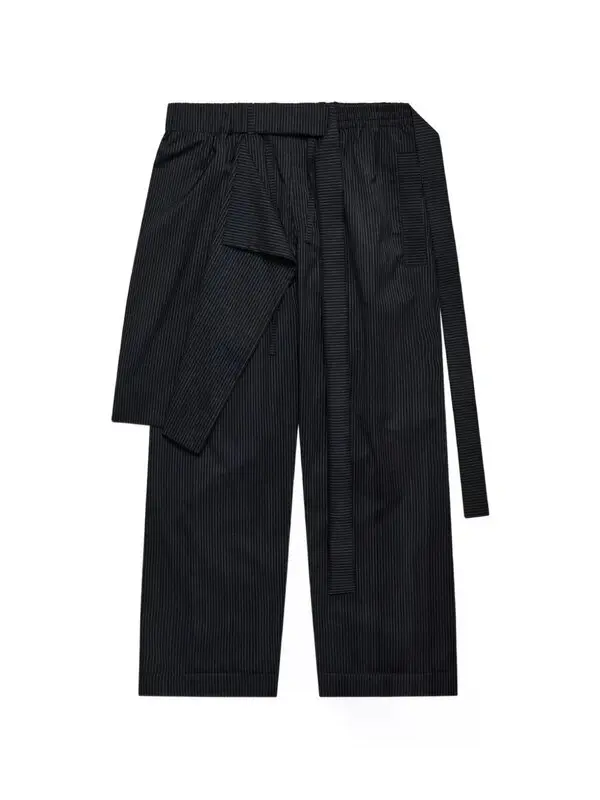 CRAIG GREEN Pinstriped Trousers With Belt