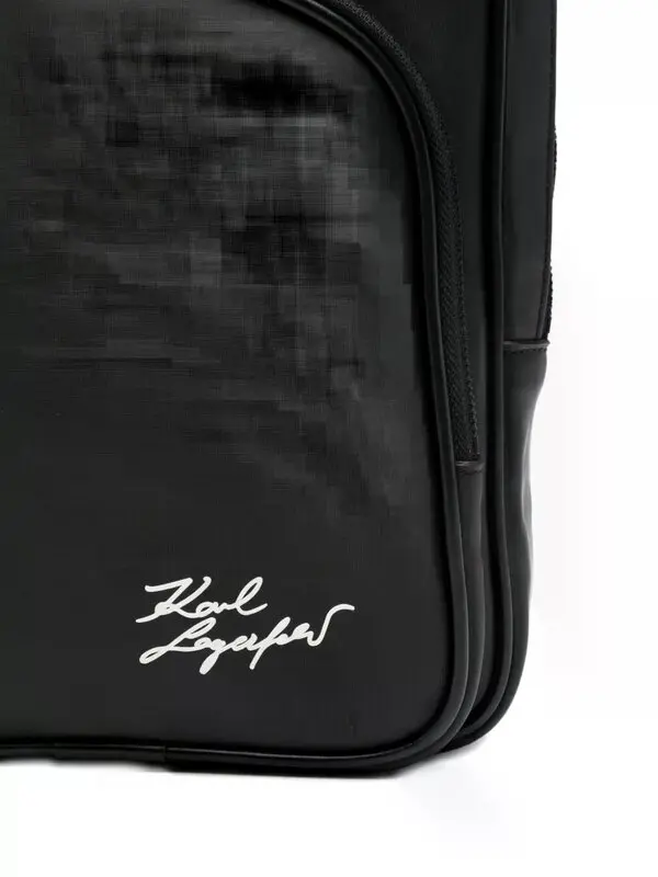 Karl Lagerfeld Zip Messenger Bag