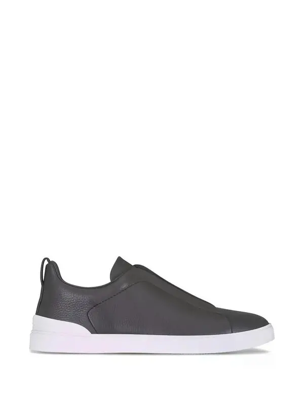 Zegna Triple Stitch Sneakers - Grey