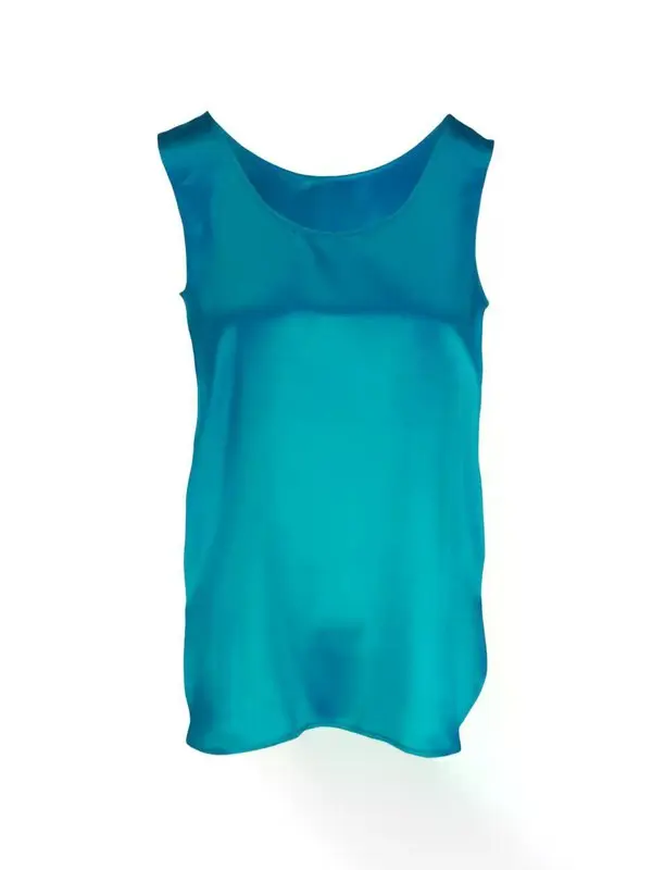 Kiton Scoop Neck Blouse - Blue