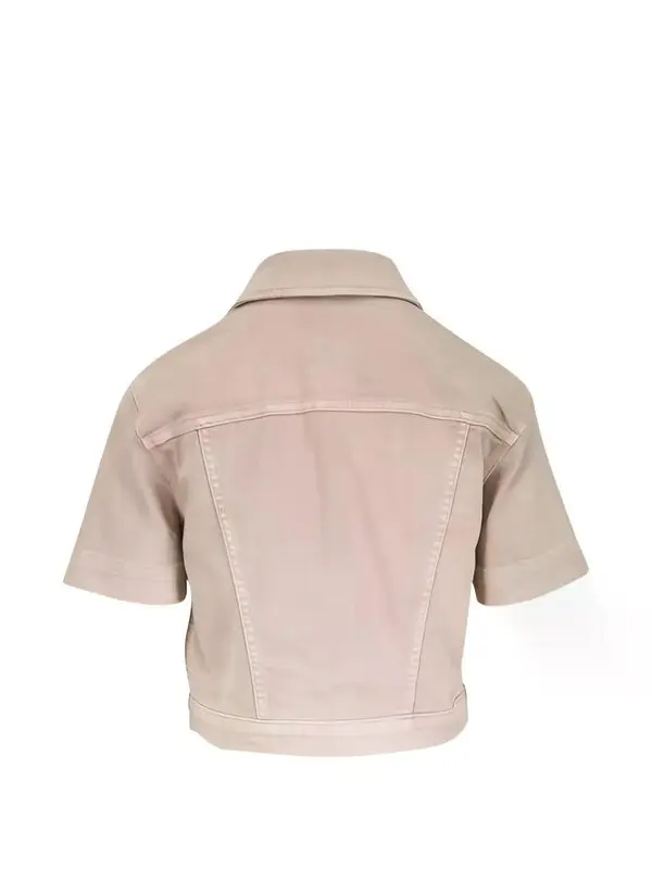 L'Agence Kristie Cropped Overshirt
