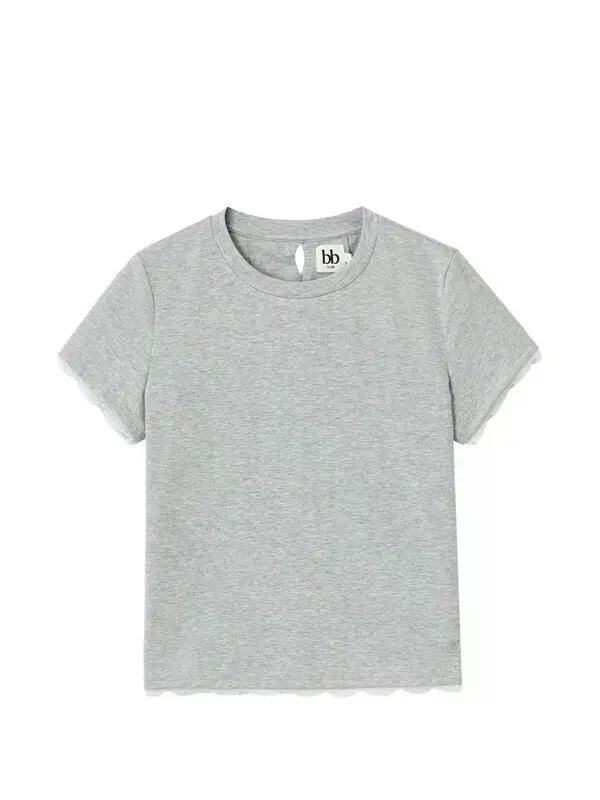 B+AB Bow-detail T-shirt - Grey