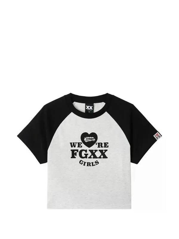 FINGERCROXX Printed Short Sleeve T-shirt - Grey