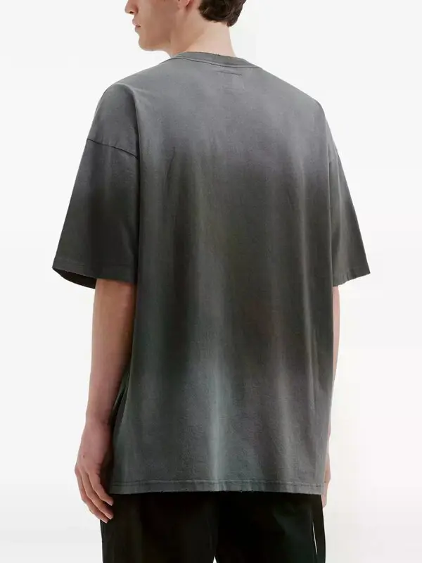 MUSIUM DIV. Distressed Patchwork T-shirt
