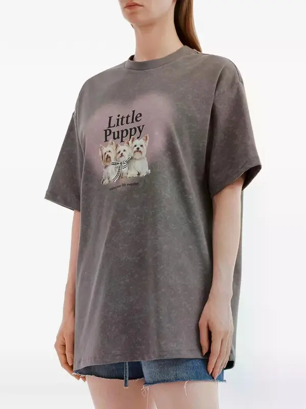 B+AB Puppy Print T-shirt