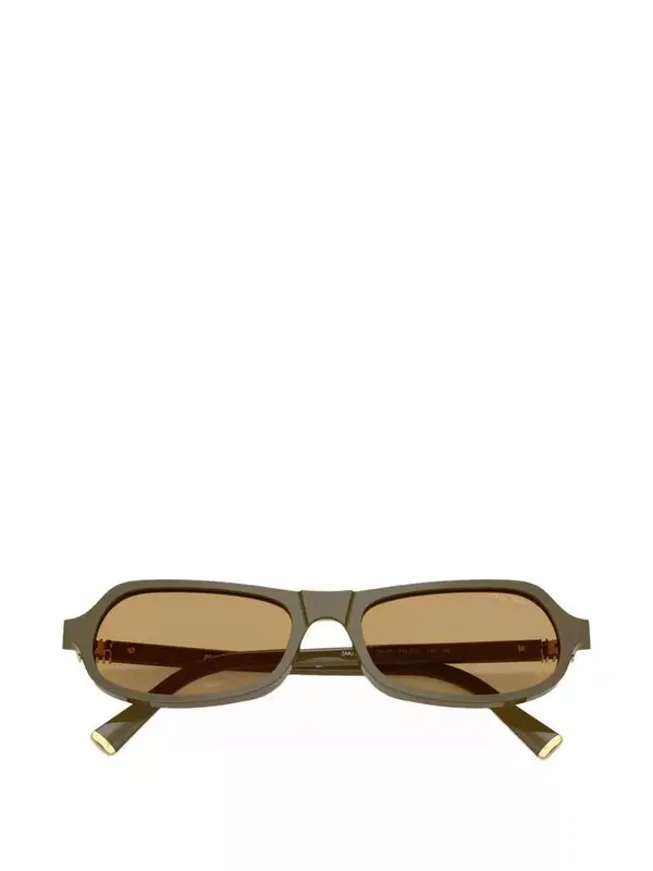 Miu Miu Geometric Logo Sunglasses