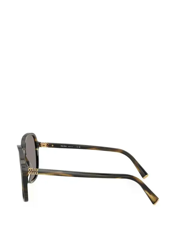 Miu Miu Oversized Round Frame Sunglasses