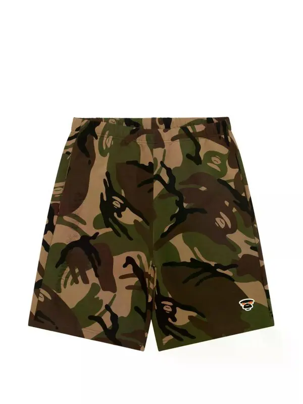 AAPE BY *A BATHING APE Camouflage Pattern Shorts