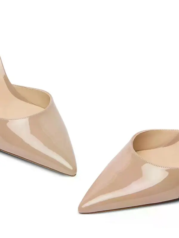 STUART WEITZMAN Ankle Strap Pointed Toe Stiletto Pumps