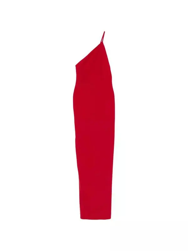 Solace London Alexandra One-shoulder Maxi Dress - Red