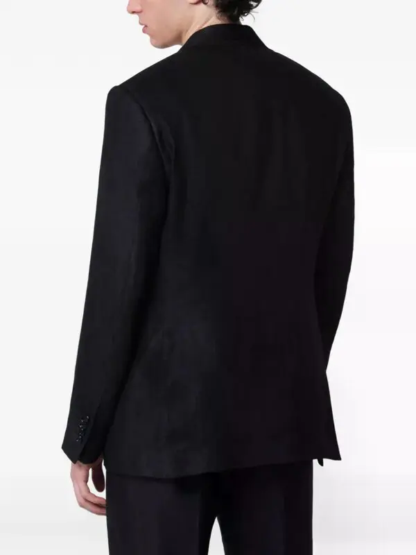 LARDINI Single-breasted Linen Blazer