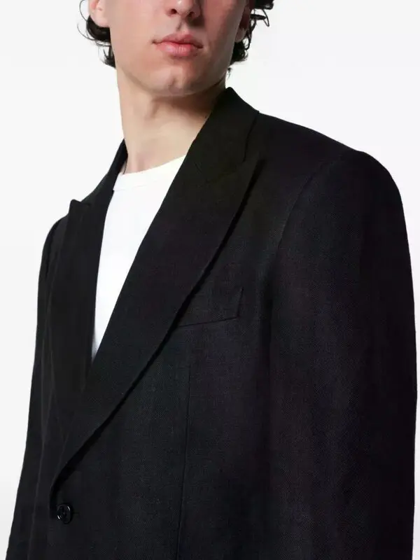 LARDINI Single-breasted Linen Blazer