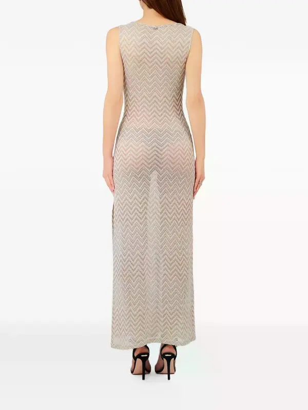 Liu Jo Chevron Sleeveless Dress