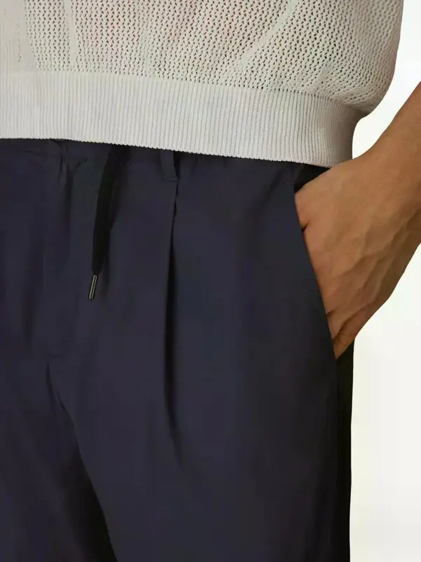 Herno Drawstring-waist Tapered Trousers
