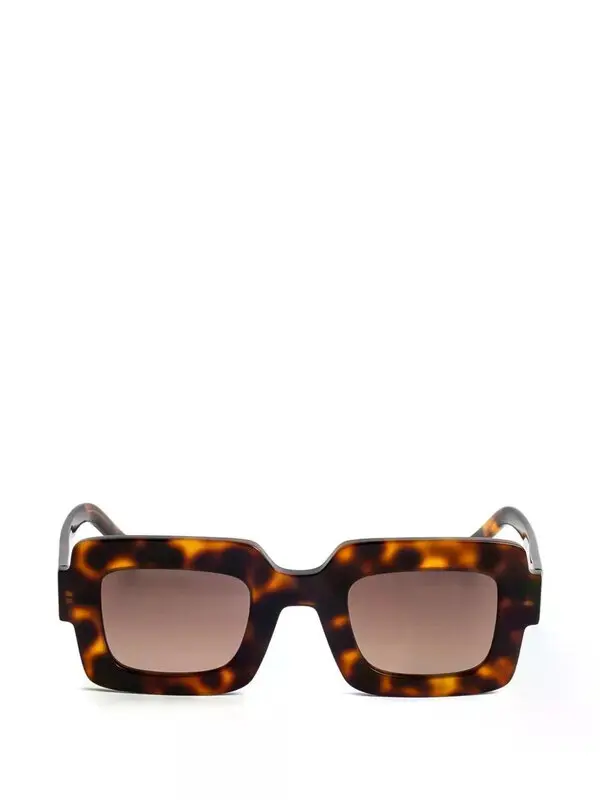KALEOS Nelson Square-frame Sunglasses - Brown