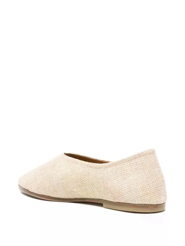 BABÚ MILANO Pointed-toe Ballet Flats