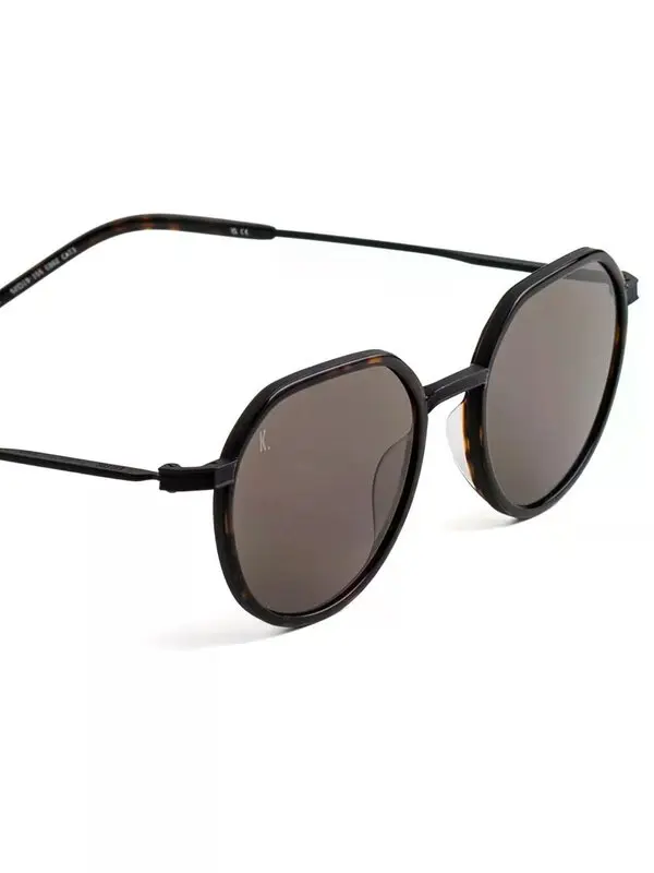 KALEOS Geometric Oval-frame Sunglasses