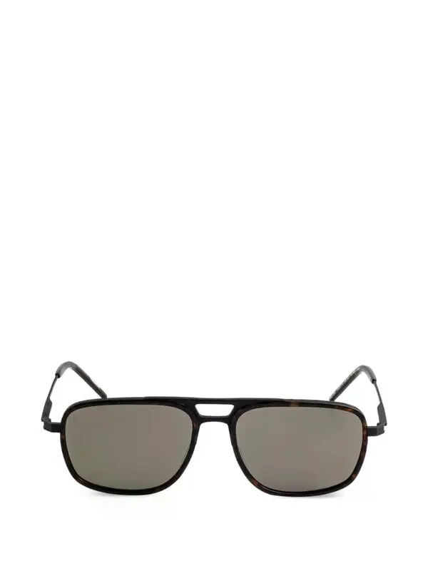 KALEOS Square Frame Sunglasses - Brown