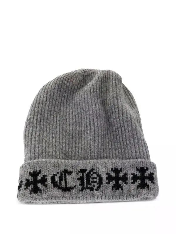 Chrome Hearts Big Daddy Beanie Hat - Grey