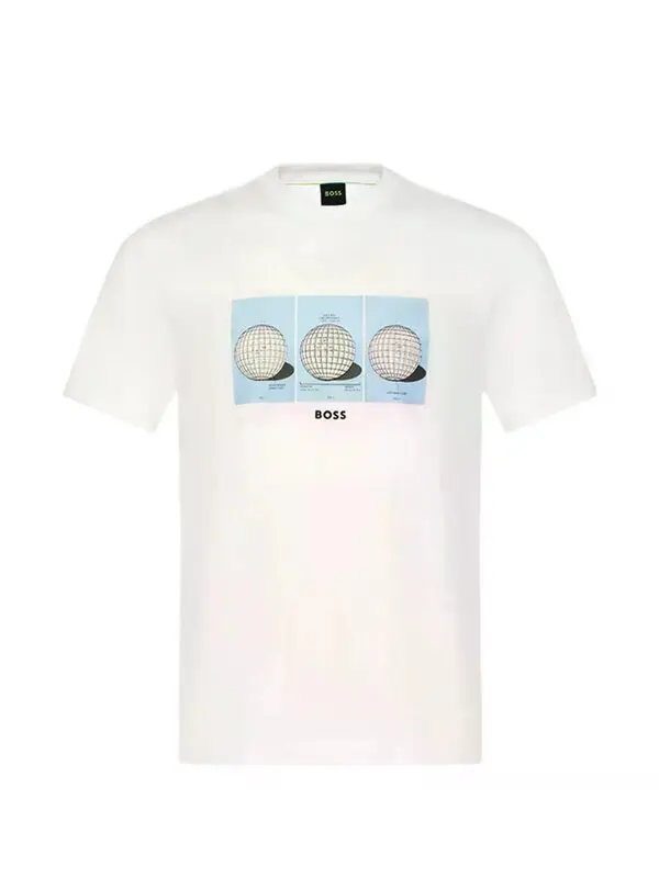BOSS Graphic-print Short-sleeves T-shirt