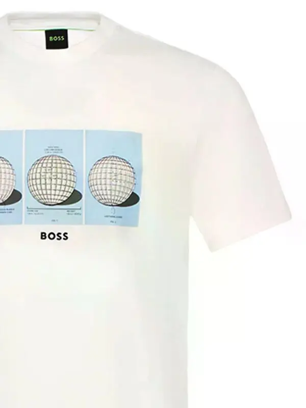 BOSS Graphic-print Short-sleeves T-shirt