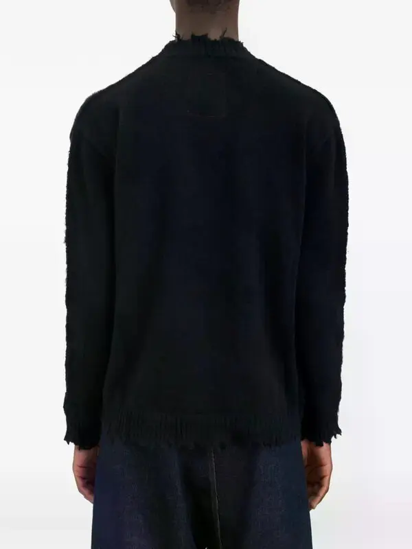 UMA WANG Crew Neck Textured Sweater
