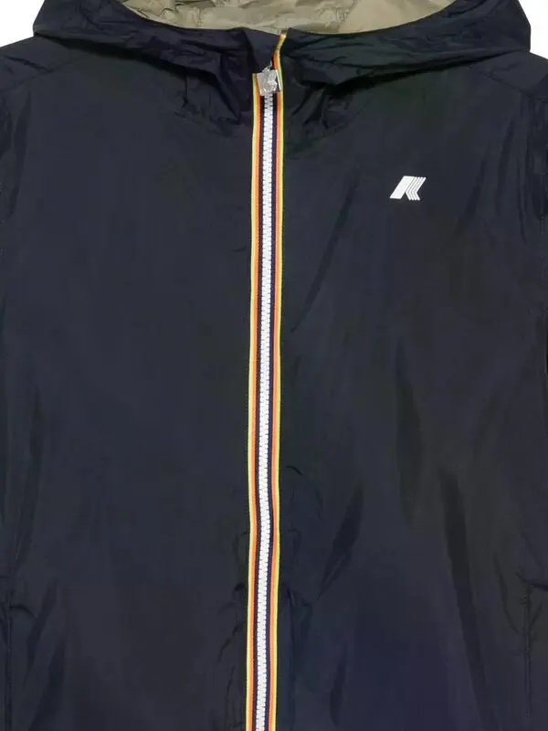 K-WAY Hooded Zip Jacket - Blue