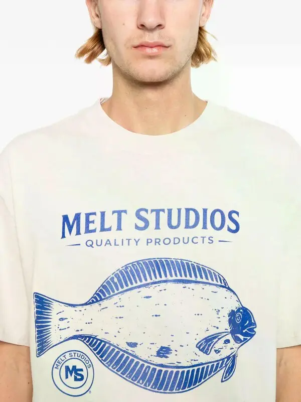 MELT Fish-print T-shirt