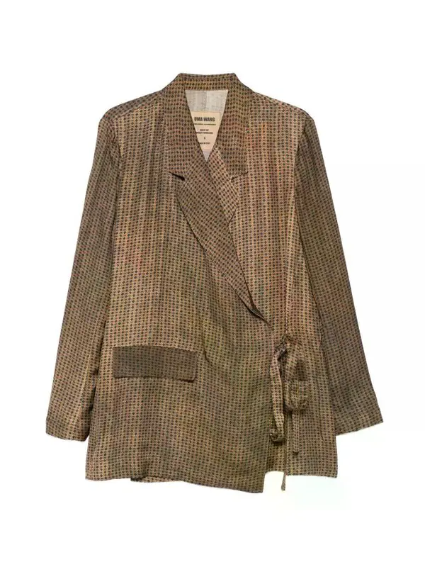 UMA WANG Khloè Geometric-pattern Jacket